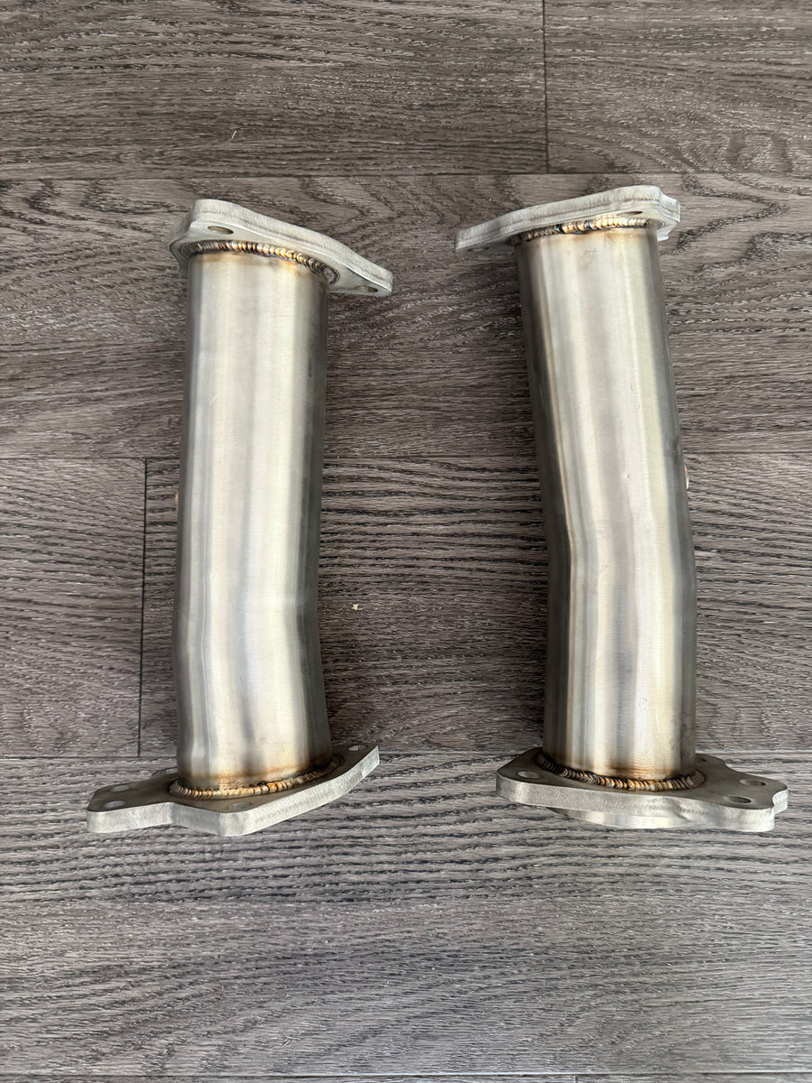 King Racing® (20+) Chevrolet Corvette C8 Catless Exhaust Mid-Pipes – 10 ...