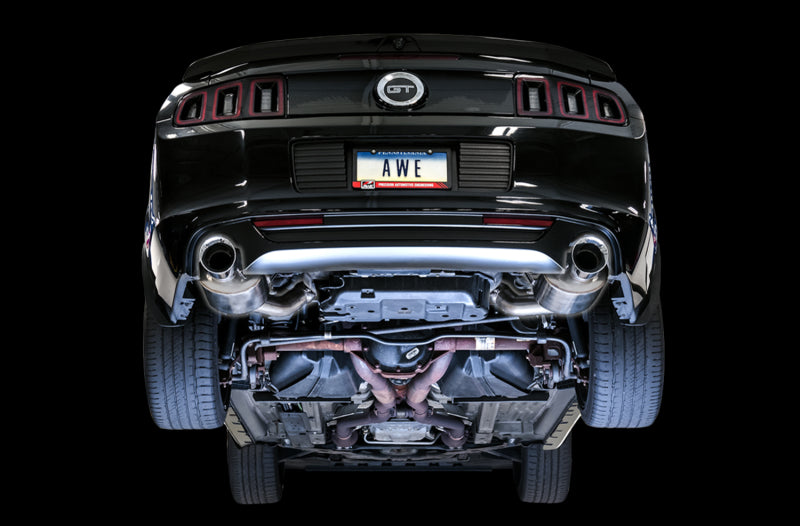 AWE Tuning S197 Mustang GT Axle-back Exhaust - Touring Edition (Chrome ...