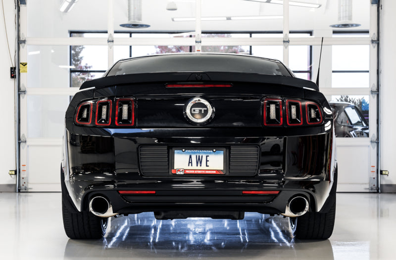 AWE Tuning S197 Mustang GT Axle-back Exhaust - Touring Edition (Chrome ...