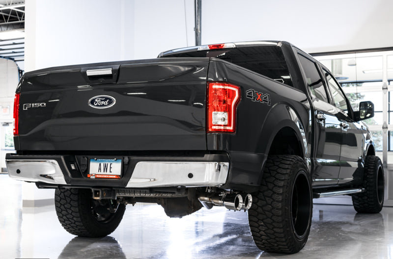 AWE Tuning 2015+ Ford F-150 0FG Single Exit Performance Exhaust System ...