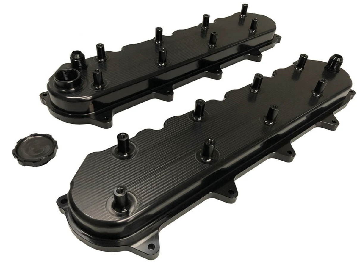 Speed Engineering® GM LT1/LT2/LT4 Billet Valve Cover Set – 10 Second Racing
