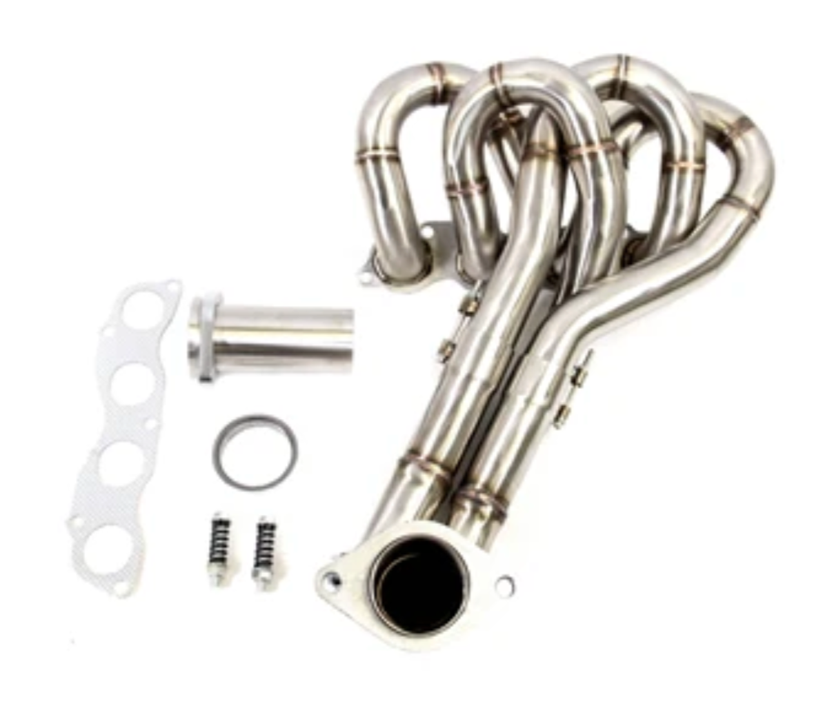 PLM® Honda K20/K24 Swap 4-2-1 Ramhorn Long-Tube Headers – 10 Second Racing